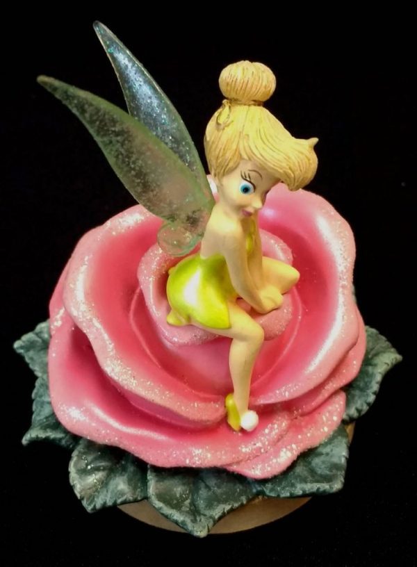Disney Store Tinker Bell on Flower - O Espaço Virtual do Colecionador