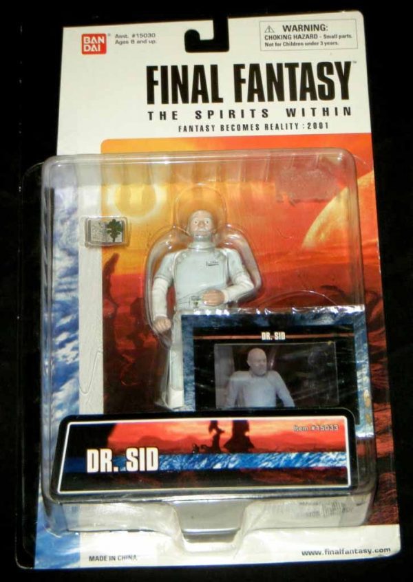 Final Fantasy -The Spirit Within Dr. Sid Action Figure Bandai - O ...