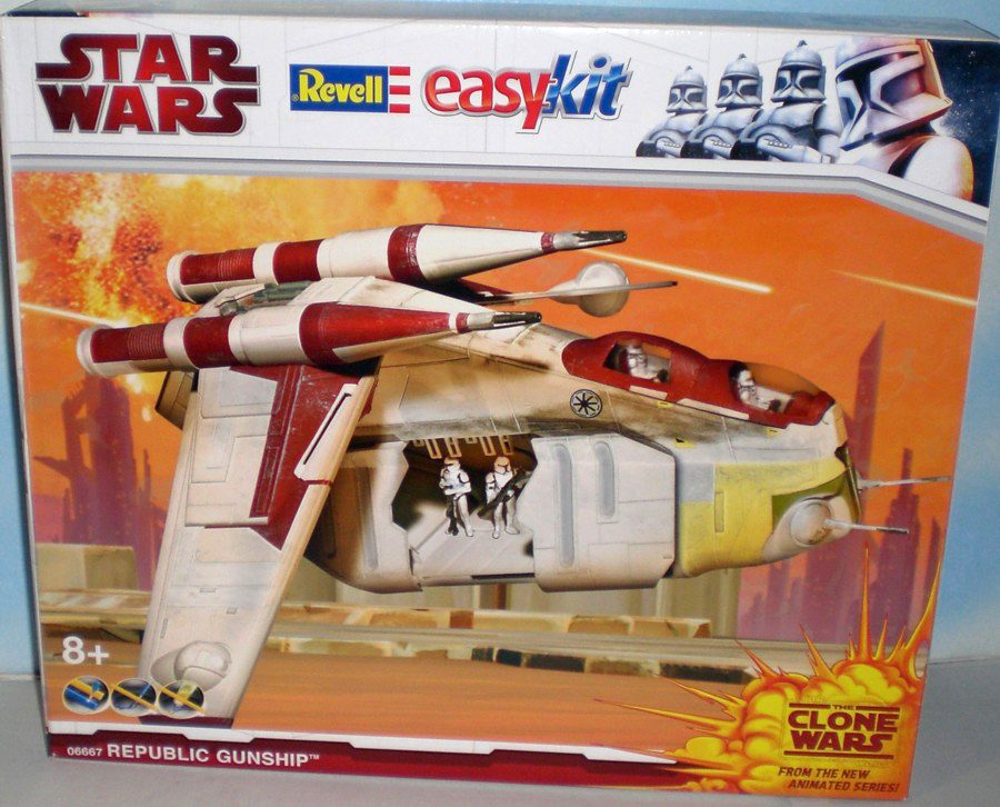 Star Wars Republic Gunship Model Kit Revell - O Espaço Virtual do ...