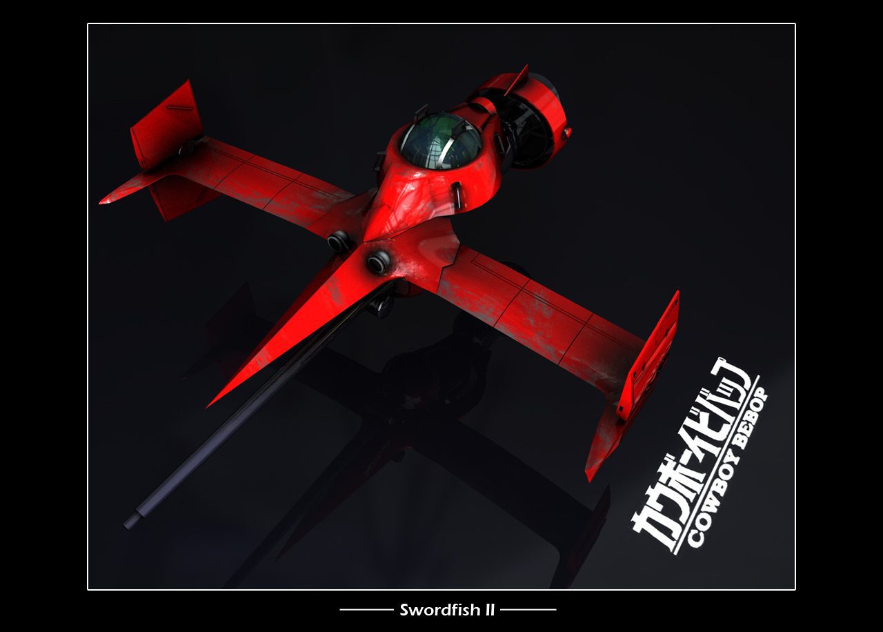 Cowboy Bebop Swordfish-II 1/72 Bandai - O Espaço Virtual do Colecionador