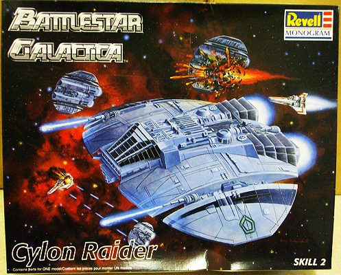 Battlestar Galactica Cylon Raider (1978) Revell Monogram - O Espaço ...